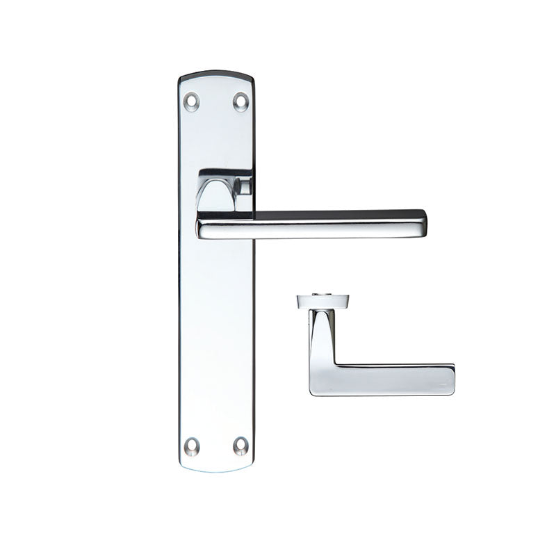 LB411 Lever Door Handle on Back Plate – Denleigh