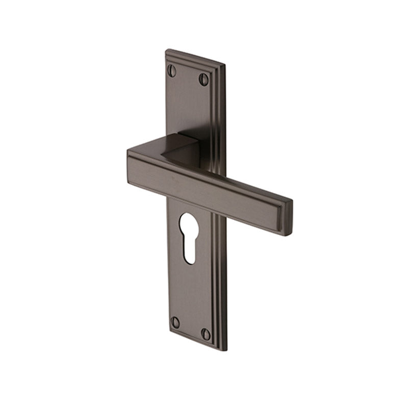 LB551E Lever Handle on Back Plate (Euro) – Denleigh