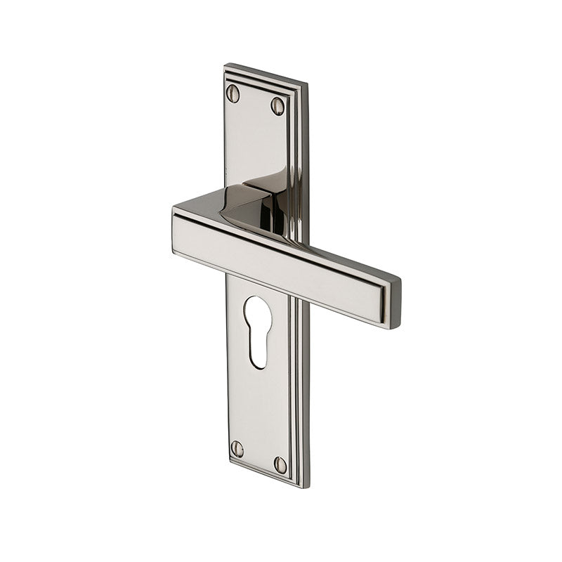 LB551E Lever Handle on Back Plate (Euro) – Denleigh